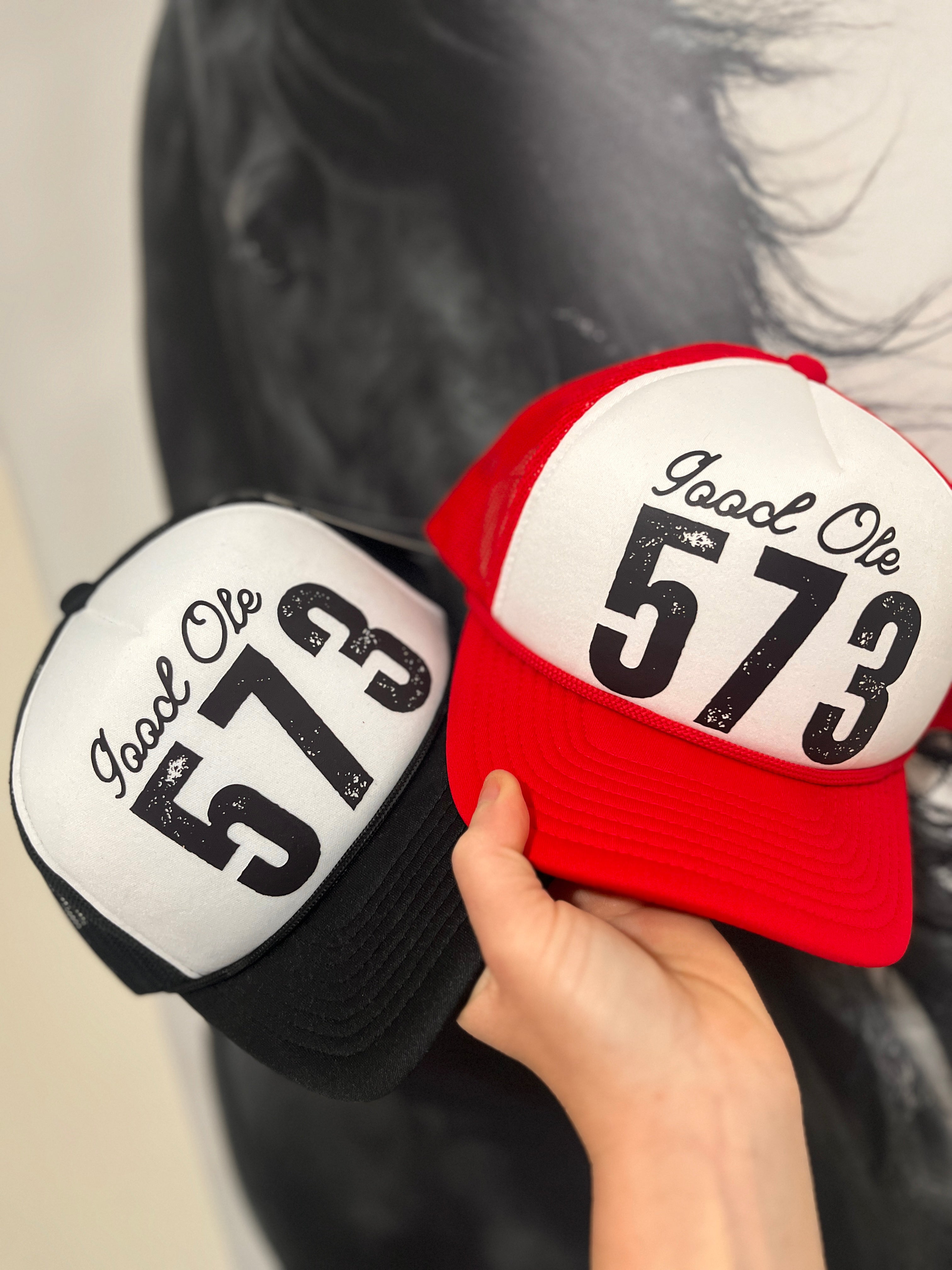 Good Ole 573 Trucker Hat | 573 Area Code Hat – Roaming Gypsy Boutique